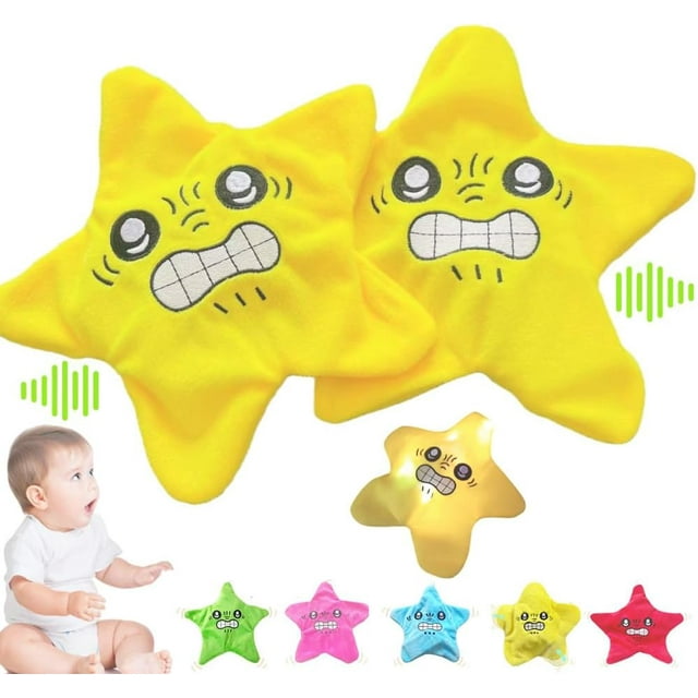 2024 New 8'' dancing Star Plush w/Rgb Led,Moving Stuffed Animals ...