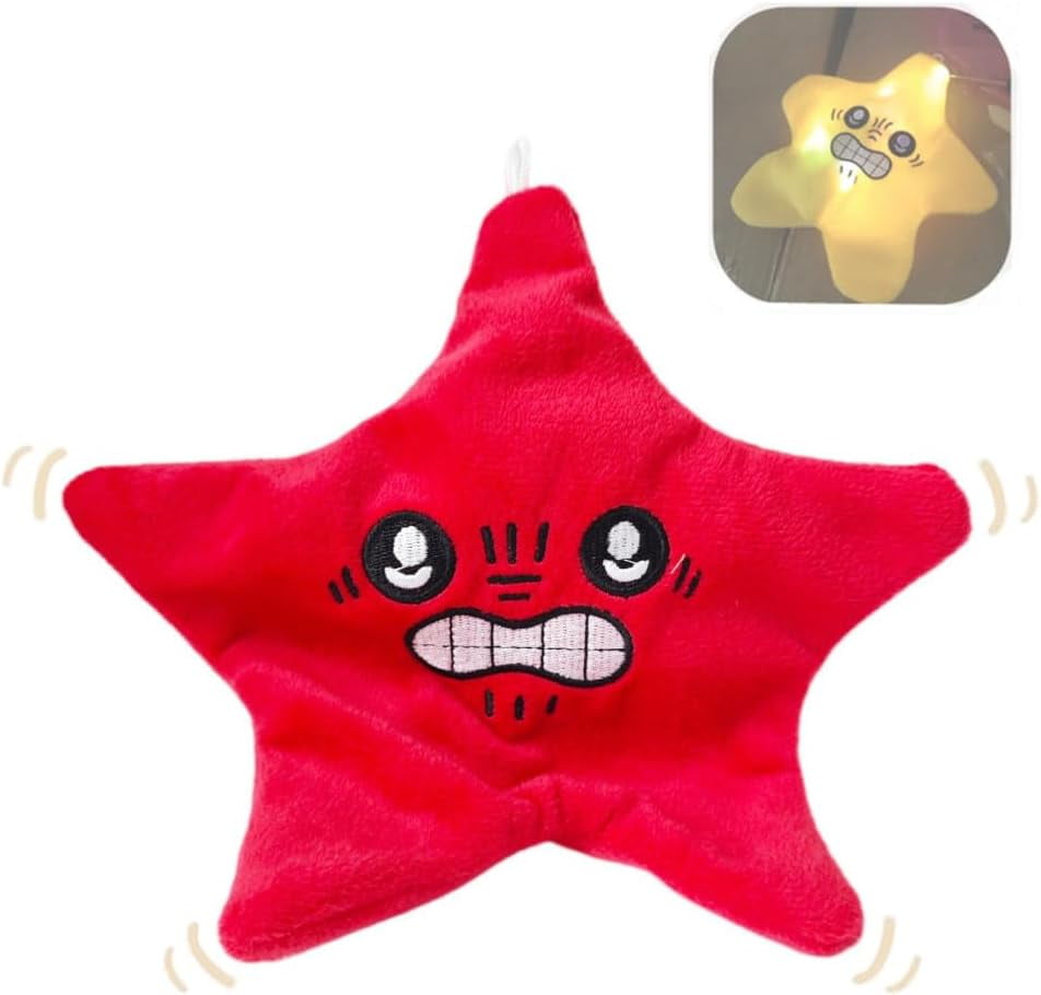 2024 New 8'' dancing Star Plush w/Rgb Led,Moving Stuffed Animals ...