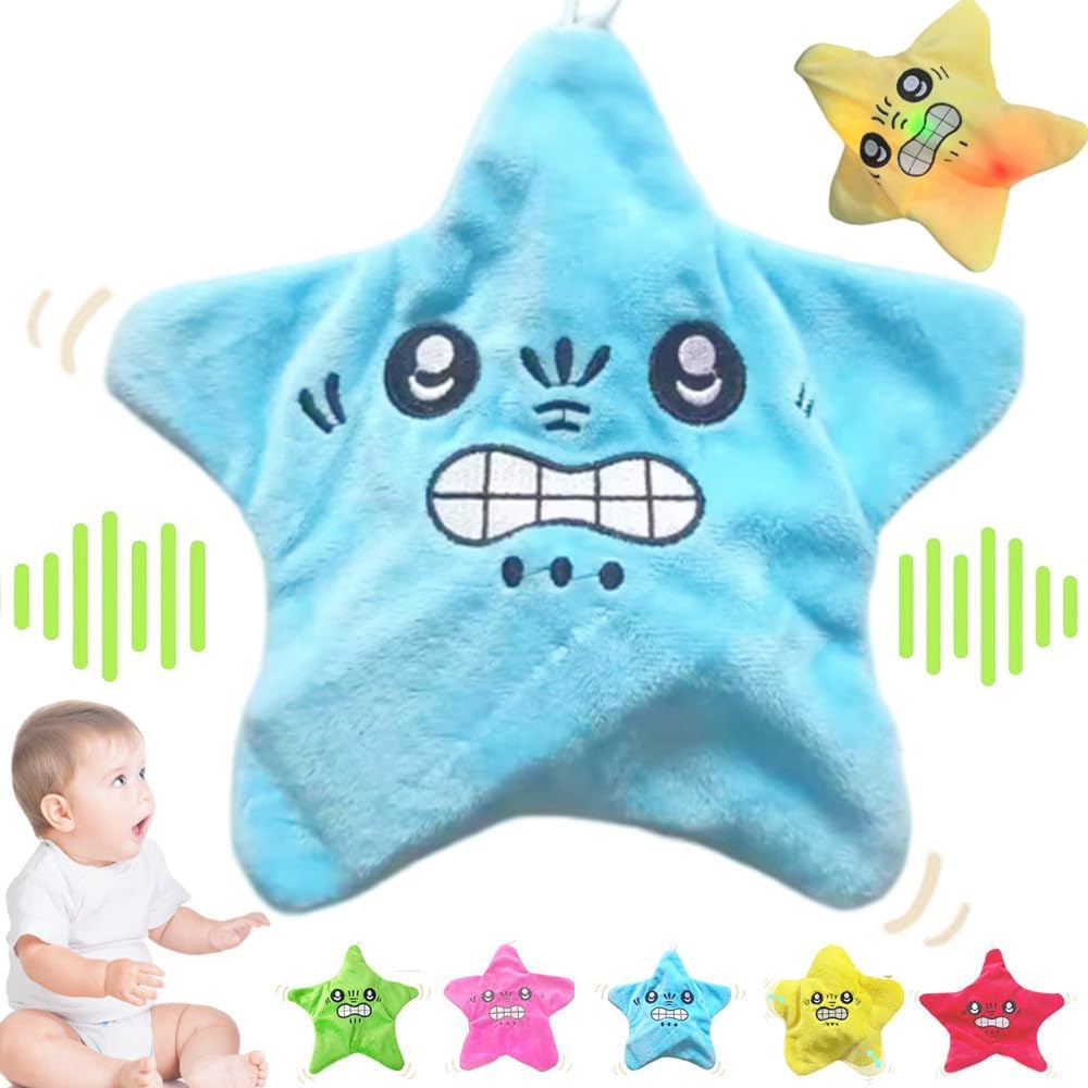 2024 New 8'' dancing Star Plush w/Rgb Led,Moving Stuffed Animals ...