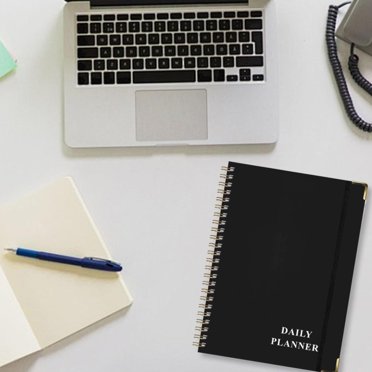Xecvkr 2025 English A5 Coil Notebook, 12-Month Planner with 2025 ...
