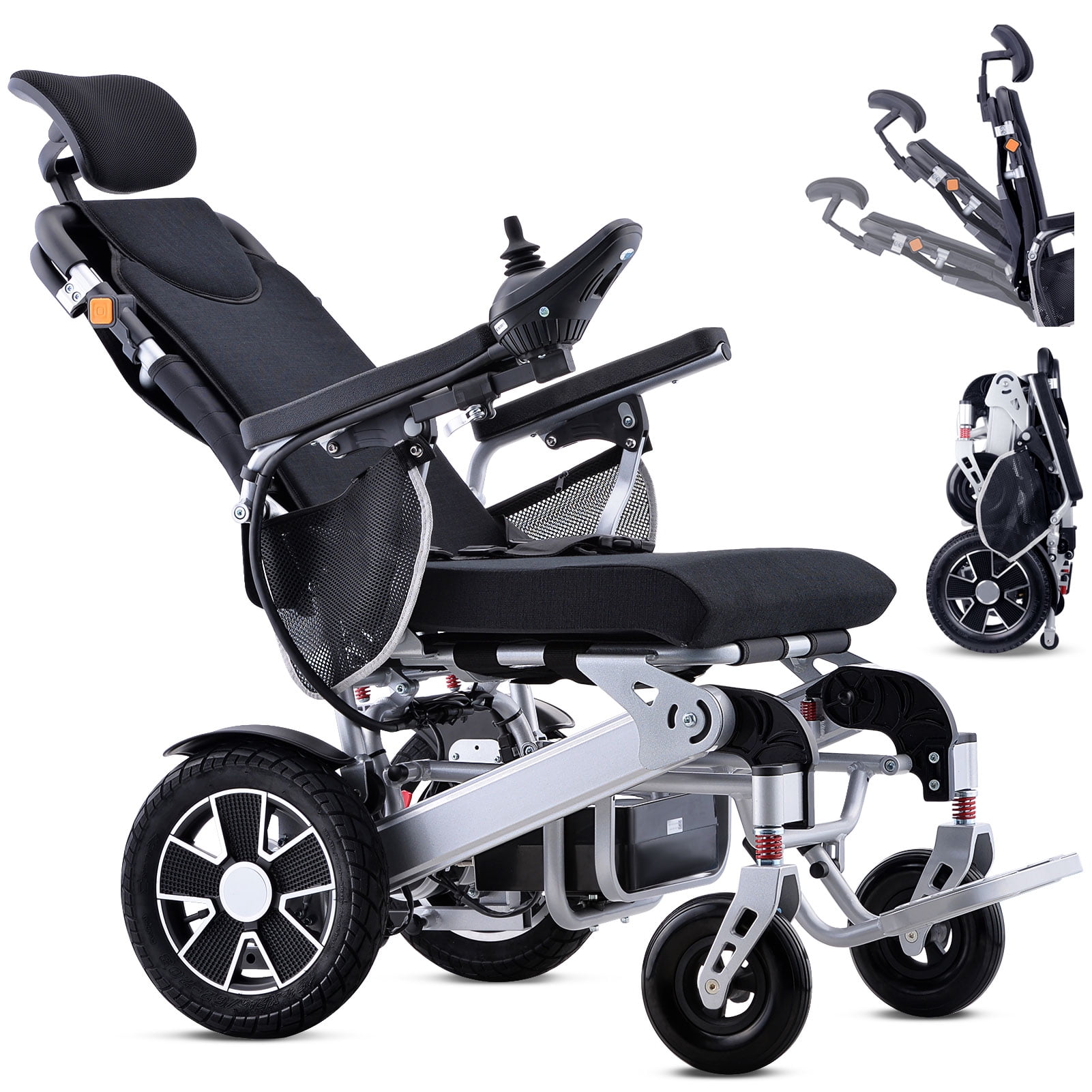 2024 Auto Reclining Electric Wheelchair for Adults, Handicap Power ...