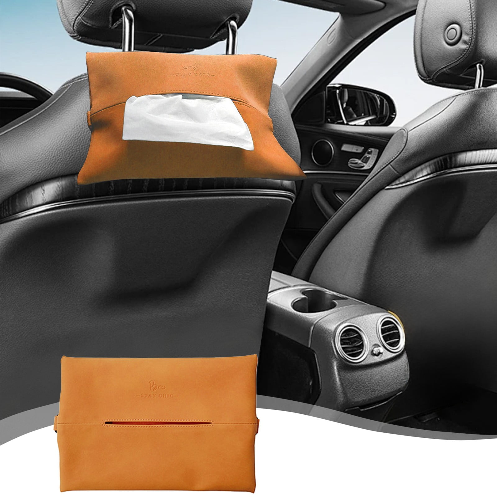 2024 New Automobiles & Motorcycles Car Paper Fleece Leather Tissue Box ...