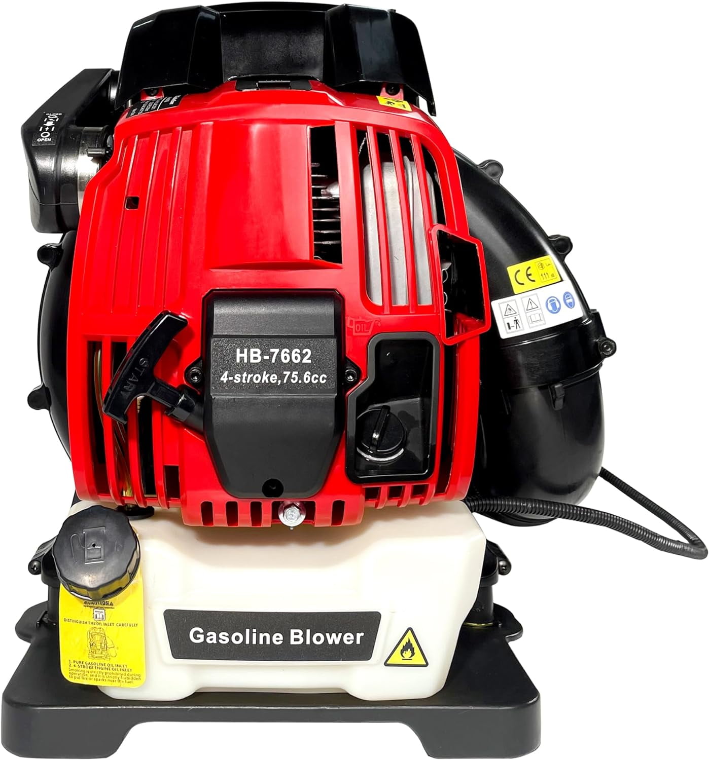 2024 New Backpack Leaf Blower,76CC 4-Stroke Handheld Gasoline Back-Pack ...