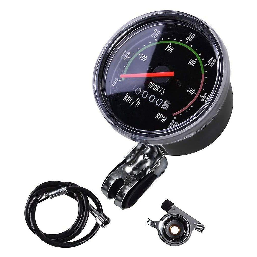 2024 New Bicycle Speedometer Analog Odometer Universal Bike Computer ...