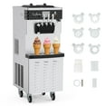 2024 New Commercial Ice Cream Maker Machine – 3 Flavors Soft Serve ...