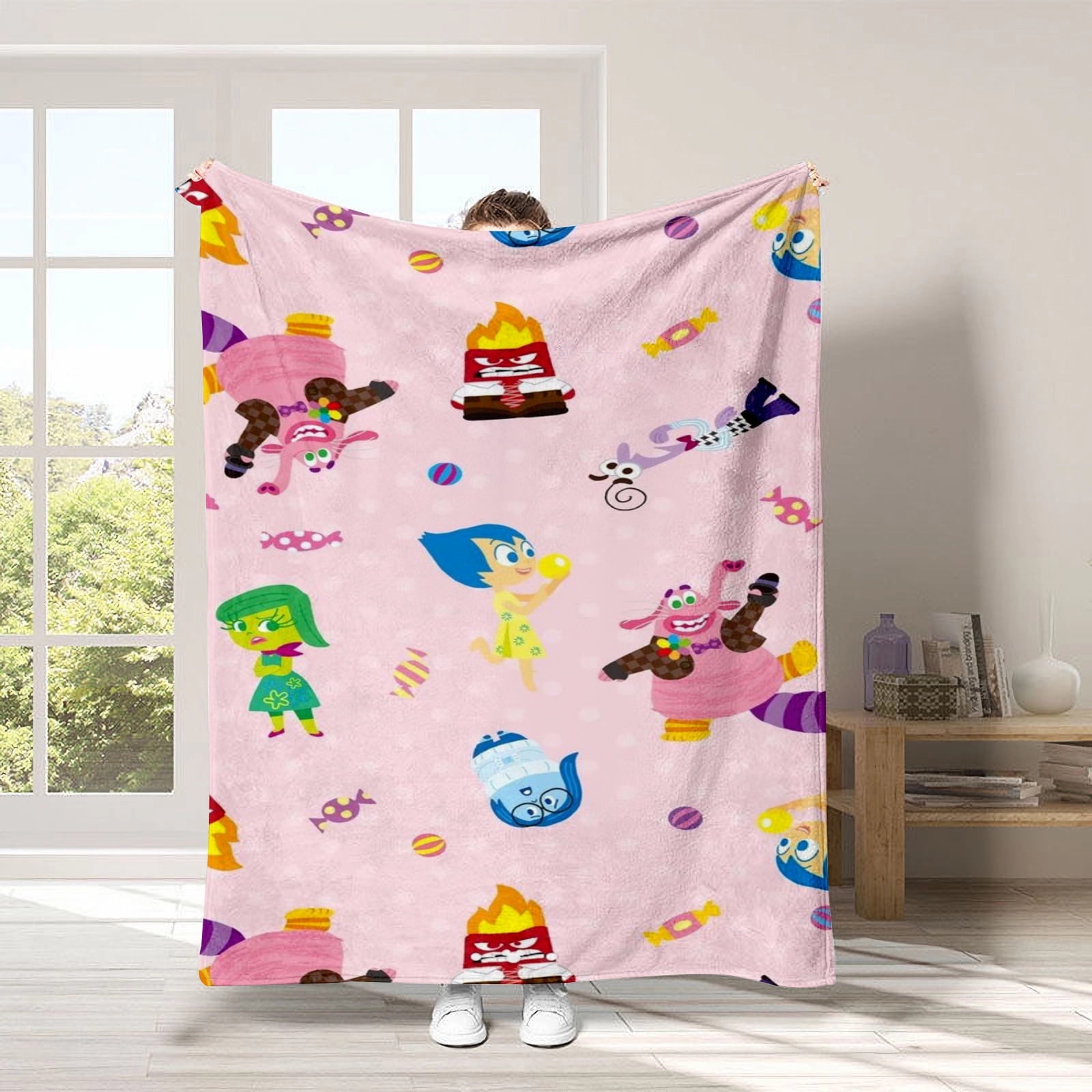 2024 New Emotional Man InsideOut Inside Out 2 Peripheral Flannel Four ...