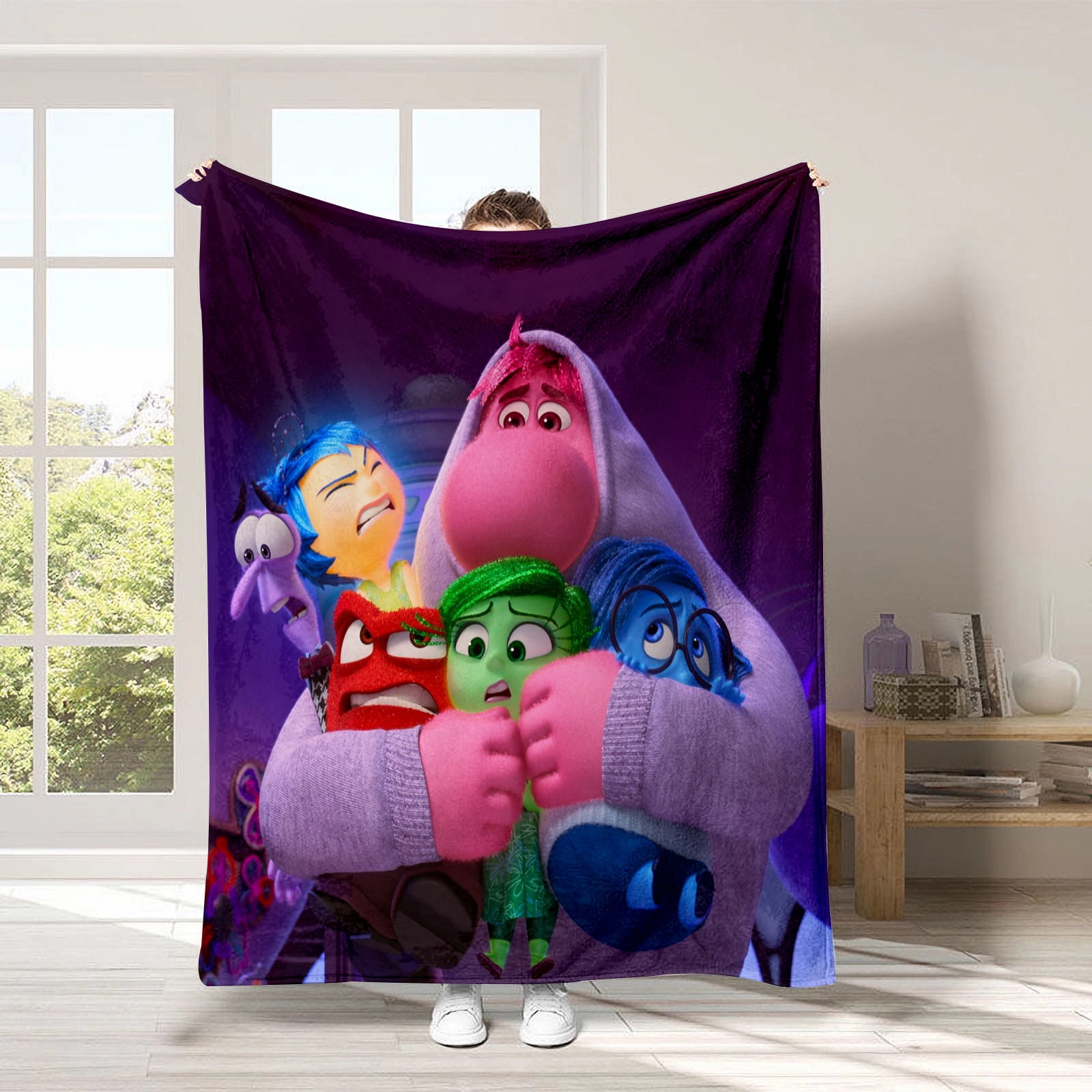 2024 New Emotional Man InsideOut Inside Out 2 Peripheral Flannel Four ...