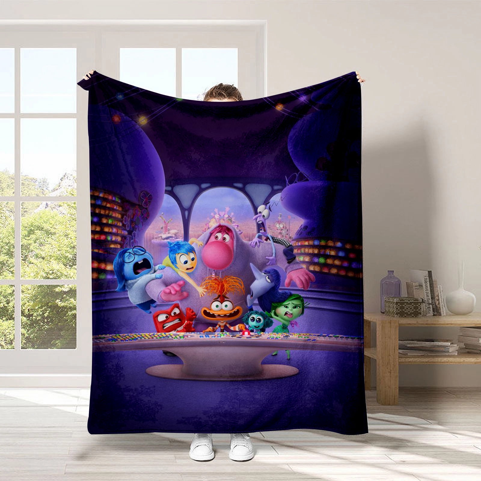 2024 New Emotional Man InsideOut Inside Out 2 Peripheral Flannel Four ...