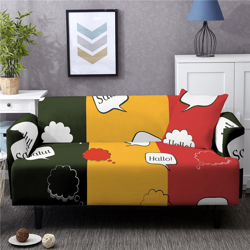2024 New European Flag Sofa Cover for Living Room 1/2/3/4 Seater L ...