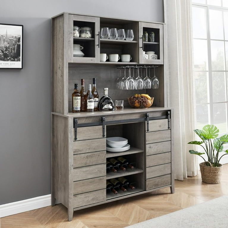 Movable Bar Cabinets Plans Loomie Wine Bar Cabinet With LED Lights,