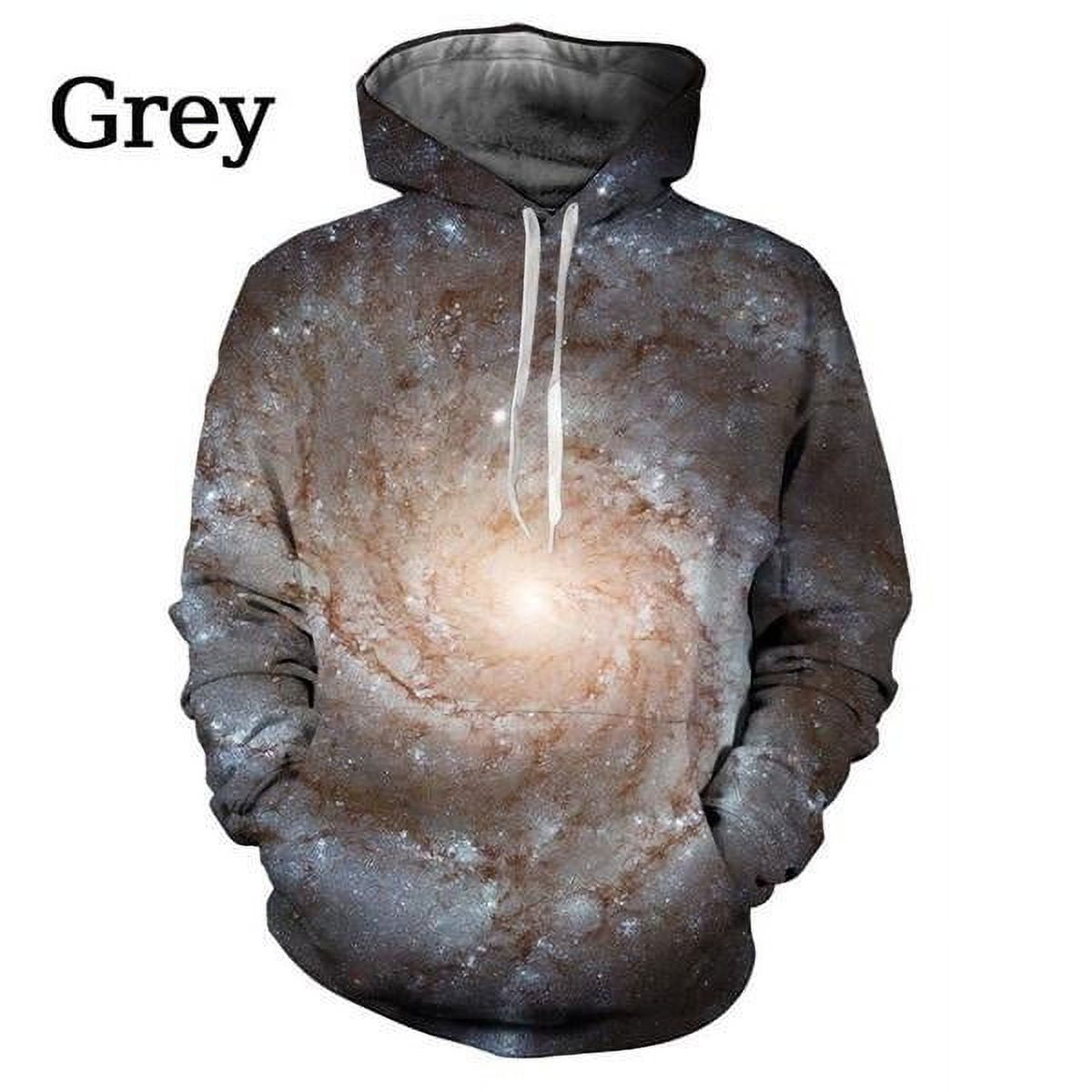 2024 New Fashion Starry Sky Galaxy 3d Printed Hoodie Street Hip Hop ...