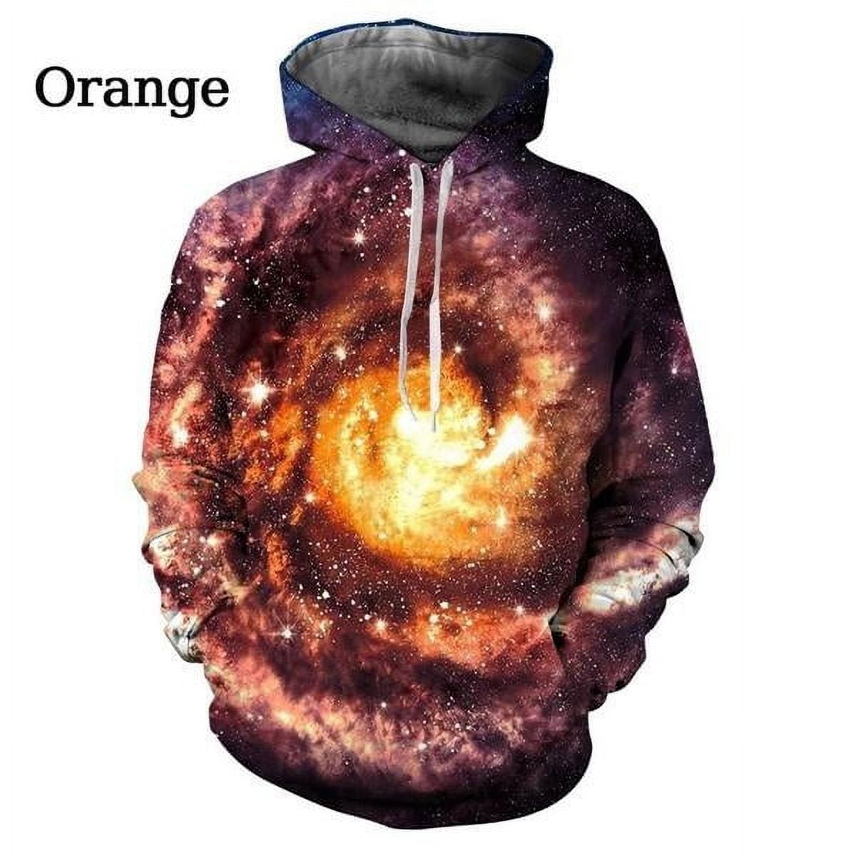 2024 New Fashion Starry Sky Galaxy 3d Printed Hoodie Street Hip Hop ...