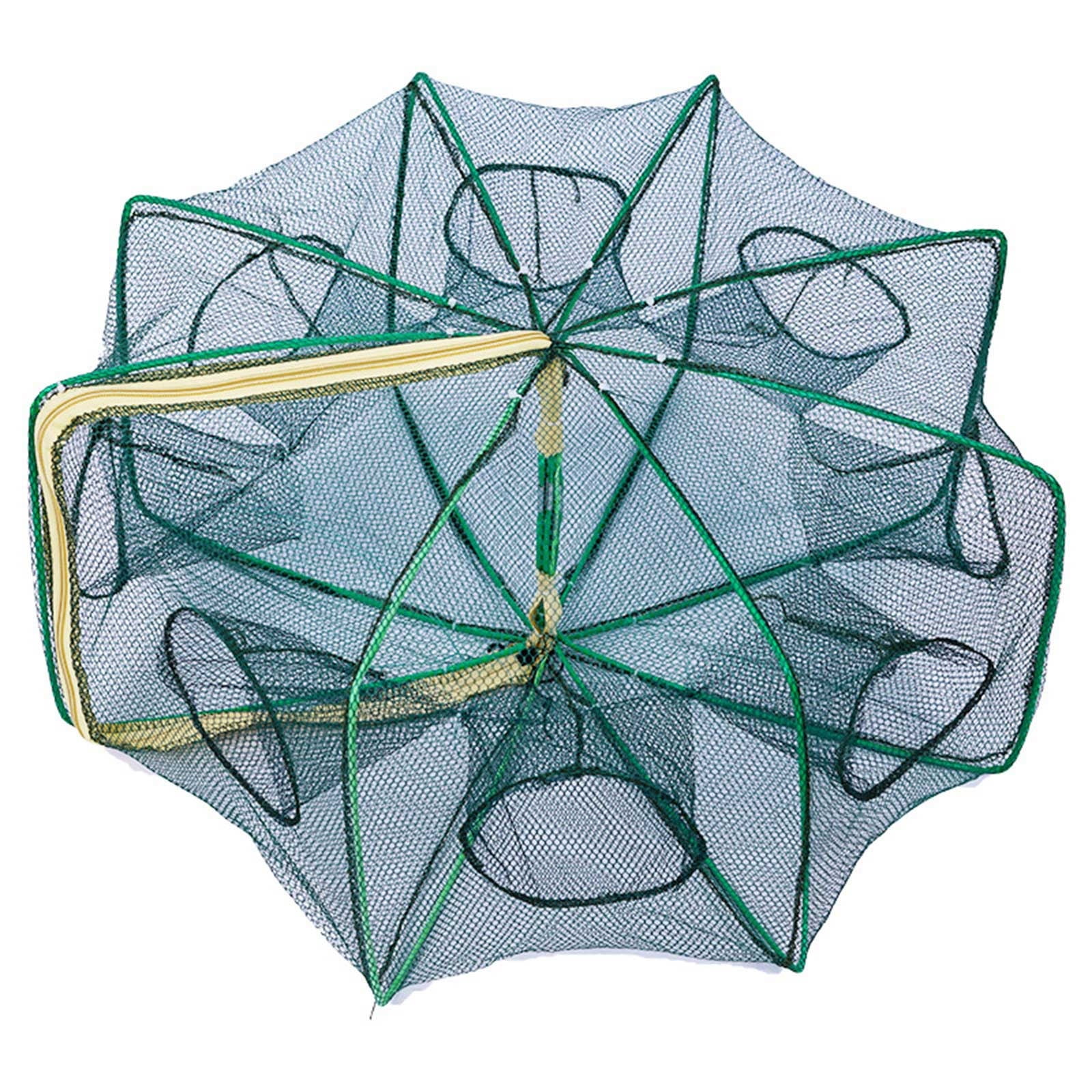2024 New Foldable Fishing Trap - 6-Sided Catfish Net for Shrimp ...