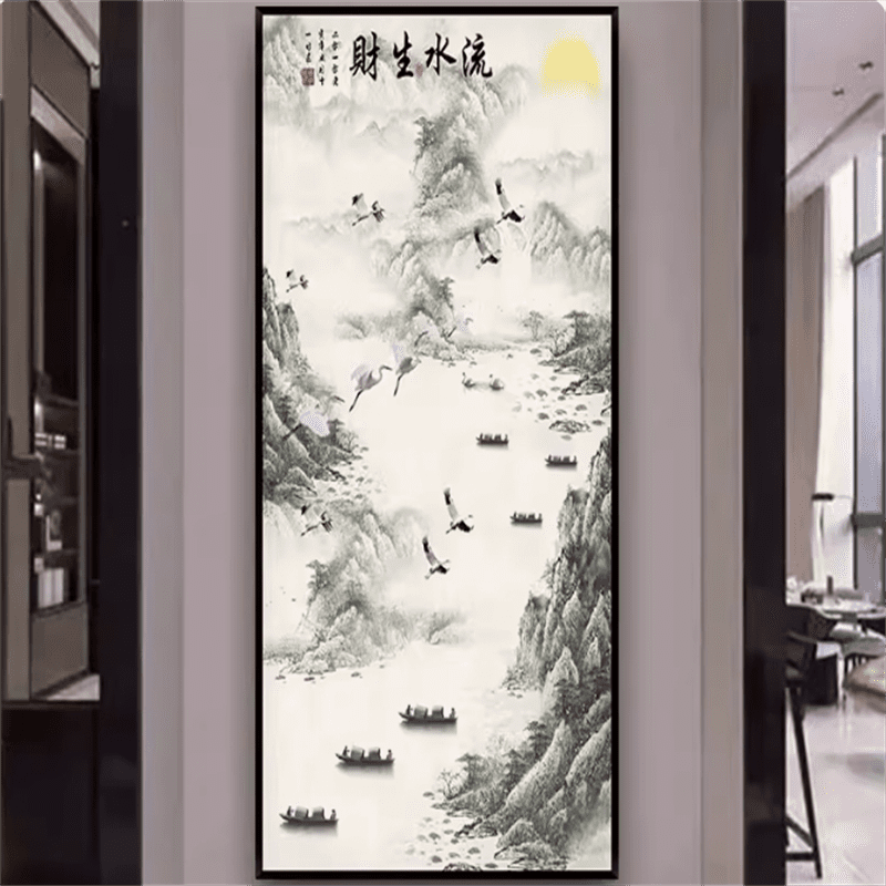 2024 New Gate ration Painting Self adhesive Corridor Background Wall ...