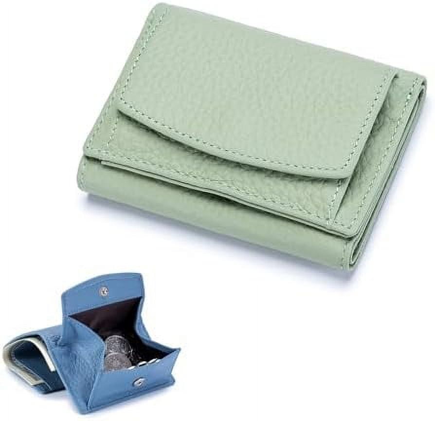 2024 New Genuine Leather RFID Blocking Card Holder Organizer Pocket ...