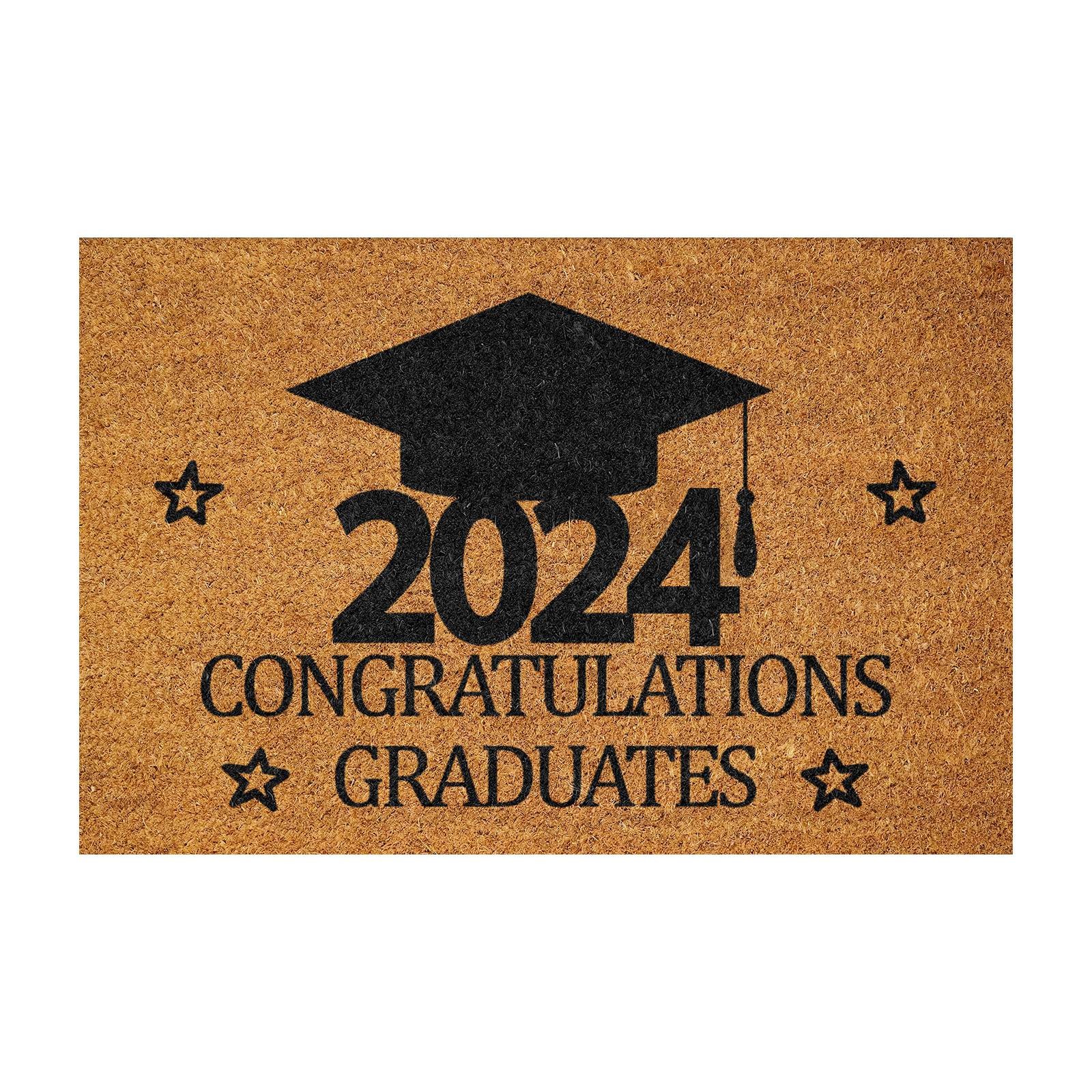 2024 New Graduation Season Printed Welcome Rug Graduation Season Stain ...
