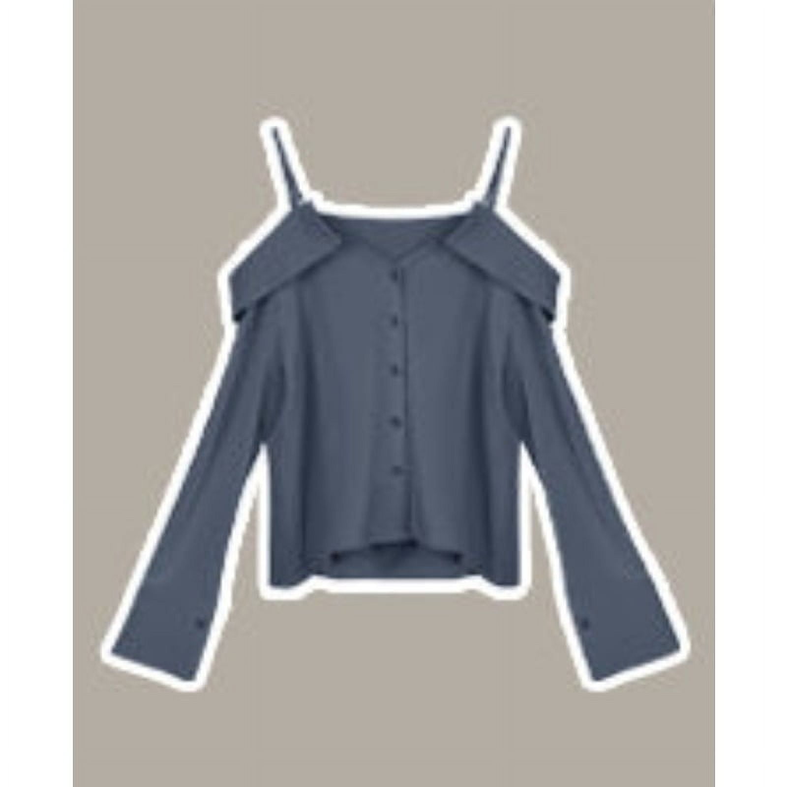 2024 New Gyaru Girl Preppy Style Outfits 2 Piece Set Fashion Strapless ...