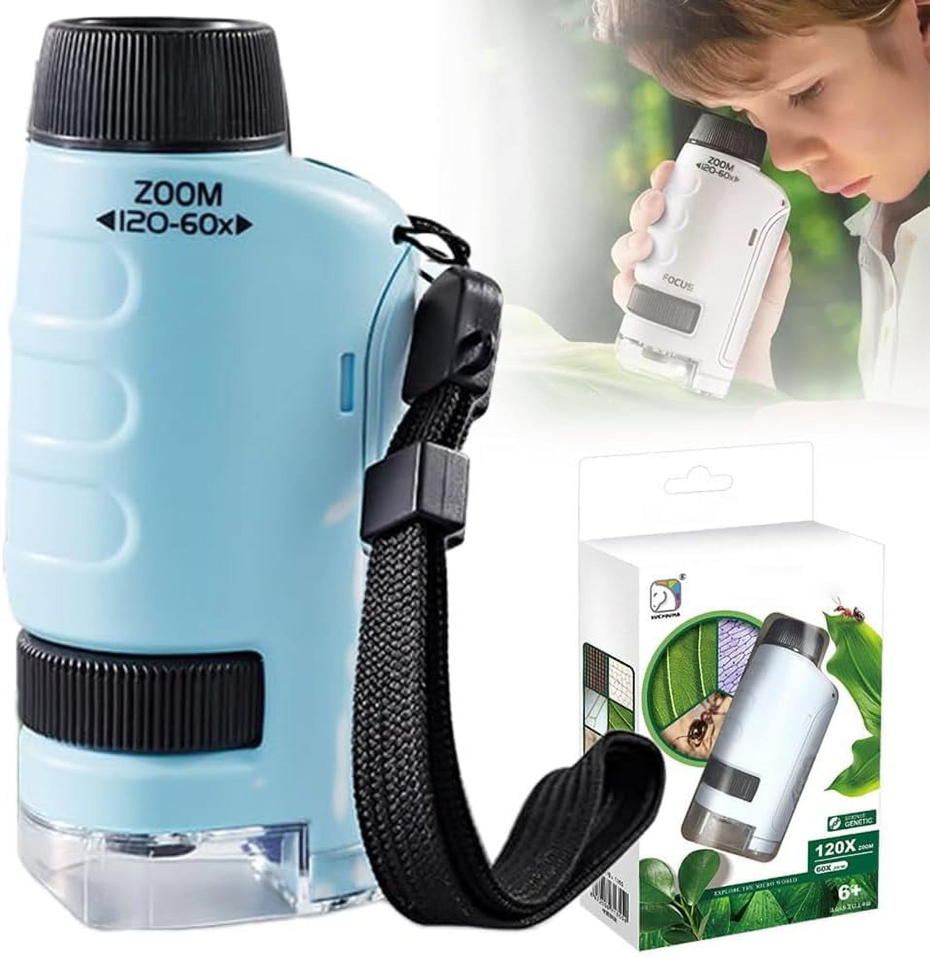 2025 New Handheld Little Microscope, Portable Microscope Digital with ...