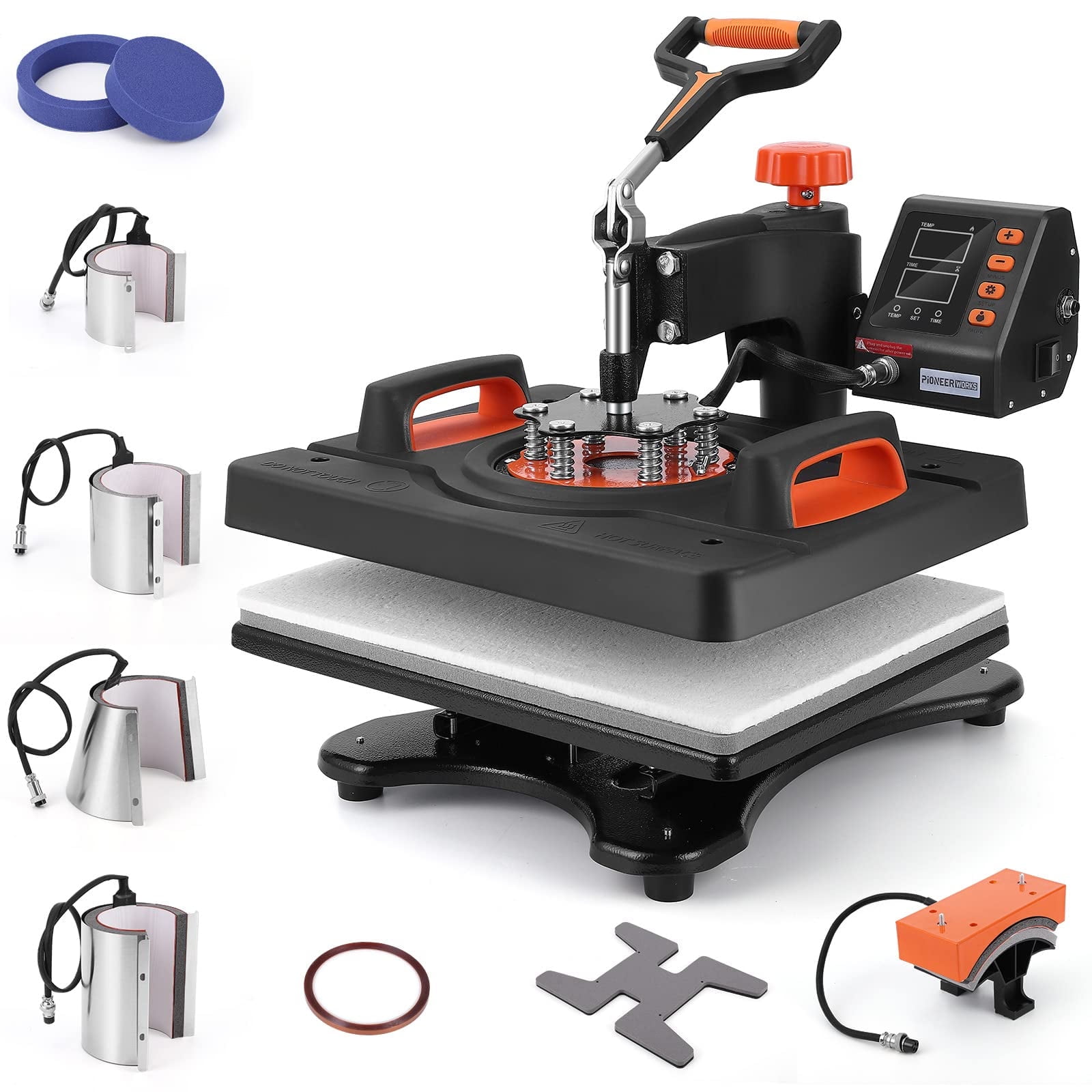 2024 New Heat Press Machine, 12 x 15 Inch, 9 in 1 Sublimation Heat ...