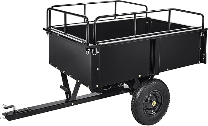 2024 New Heavy Duty Steel ATV Trailer,1500 Lbs Heavy Duty Steel Dump ...