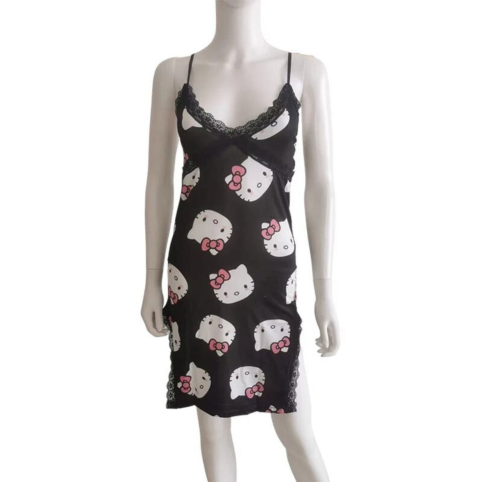 2024 New Hello Kitty Summer Ladies Nightdress Slip Dress Anime Sanrio ...