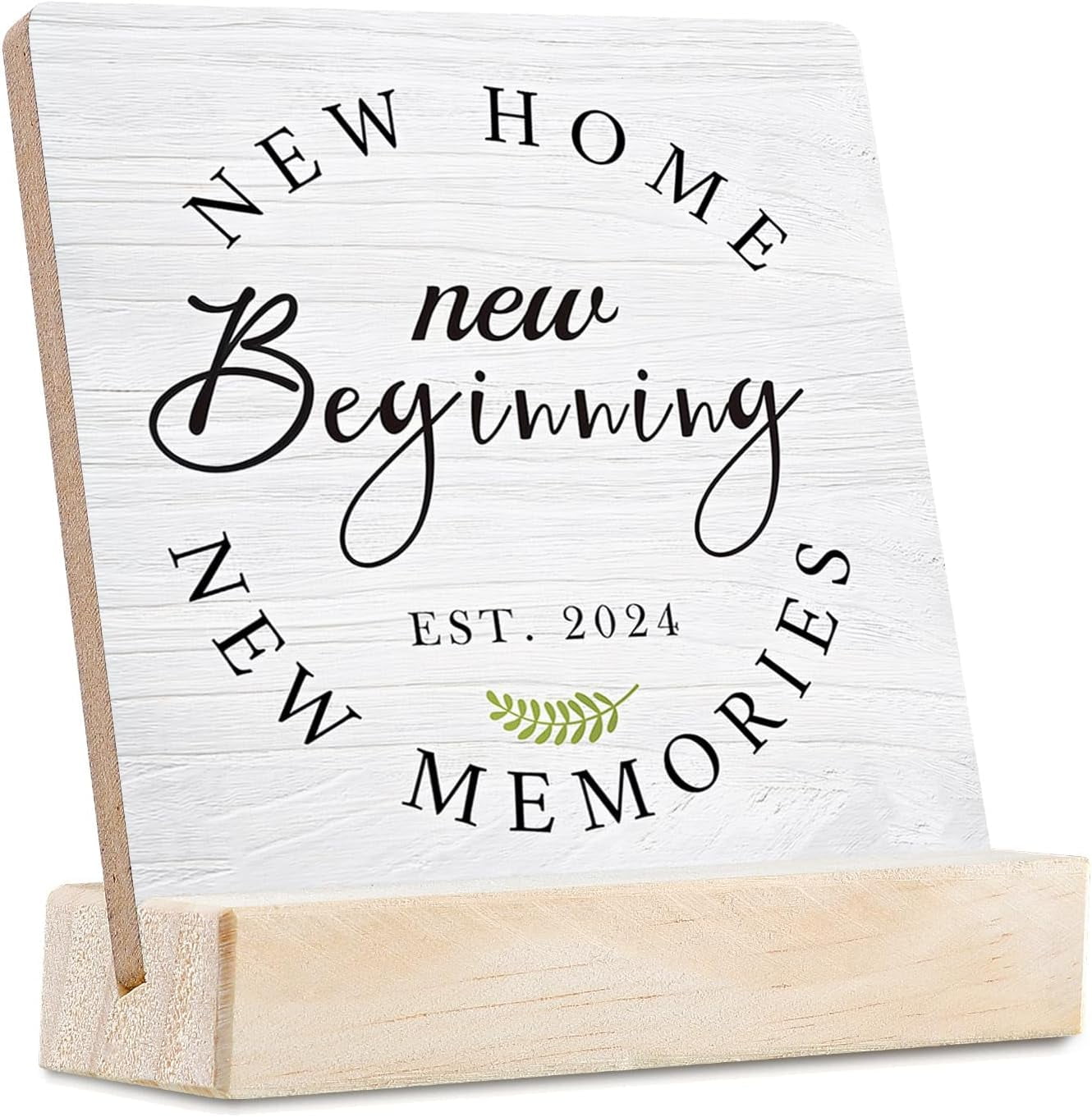 2024 New Home Decor Sign,Closing Gifts for Home Buyers,New Home New Beginning New Memories ...