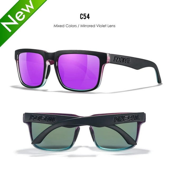2024 New KDEAM Original Brand Design Men Polarized Sunglasses Outdoor Sport Square Sun Glasses ...