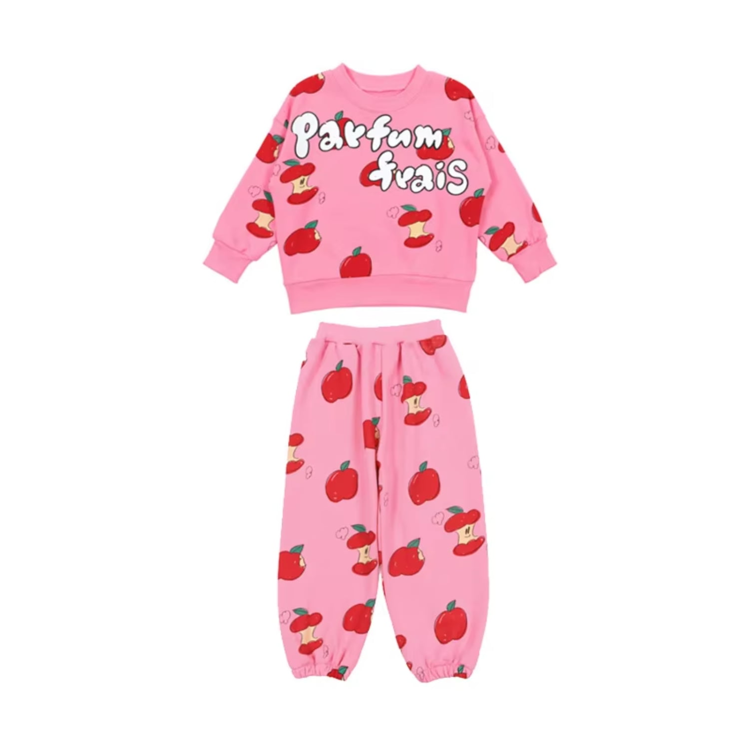 2024 New Korean Style Children‘s Cotton Sweatshirt and Hoodie Pants Set ...