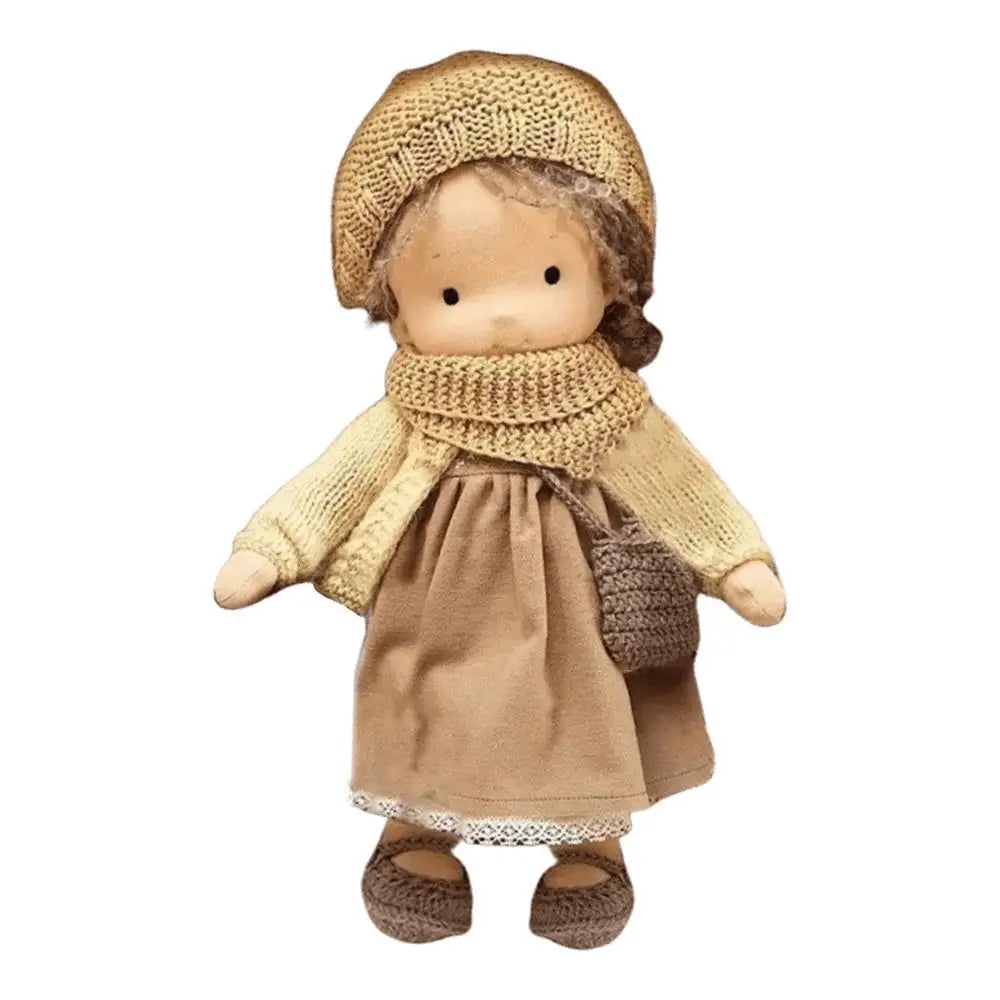 Handmade Plush Doll With Clothes Portable Girl Rag Doll Handmade Plush ...