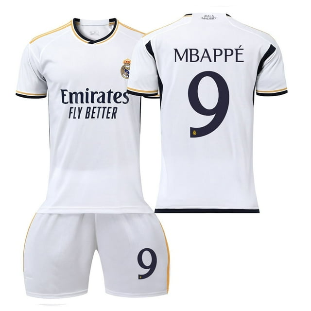 2024 New Mens/Kids #9 Mbappe Soccer Jerseys Kit Fashion Sports T-Shirt ...