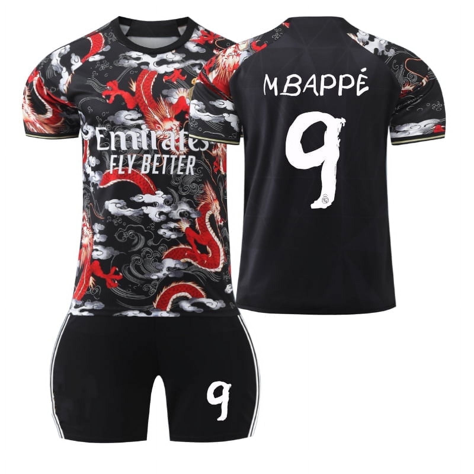 2024 New Mens/Kids #9 Mbappe Soccer Jerseys Kit Fashion Sports T-Shirt ...
