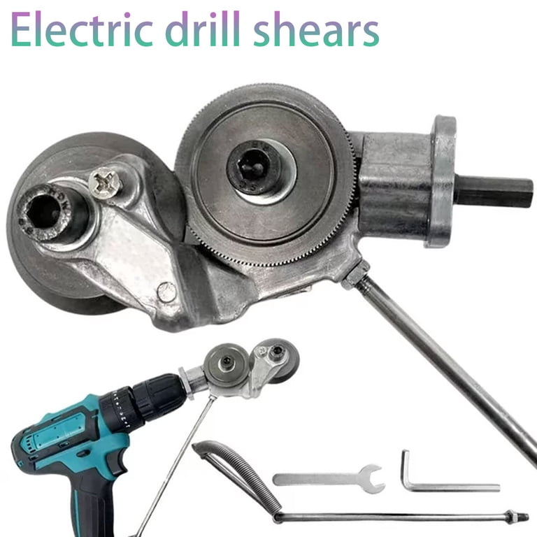 Sheet Metal Nibbler Attachment Dual Head Sheet Metal Cutting Nibbler