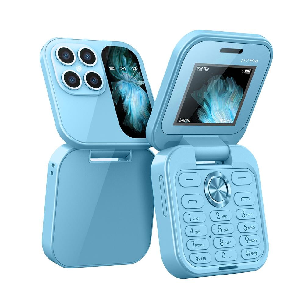 2024 New Mini Flip Mobile Phone 2 SIM Card Small Display Foldable Cell ...