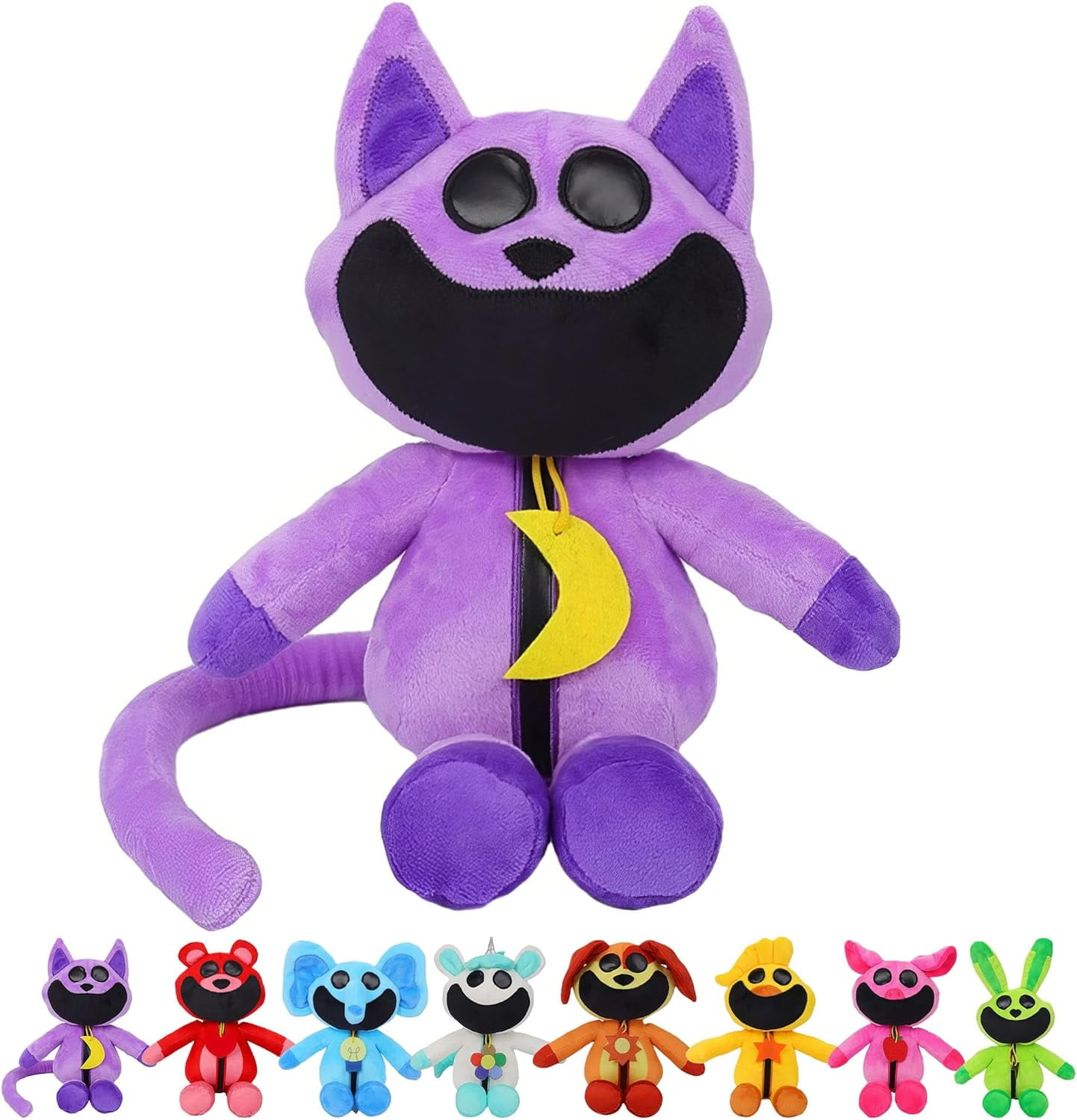 2024 New Monster Catnap Plush, Adorable Smiling Critters Plush Toy, Funny Smiling Critters ...