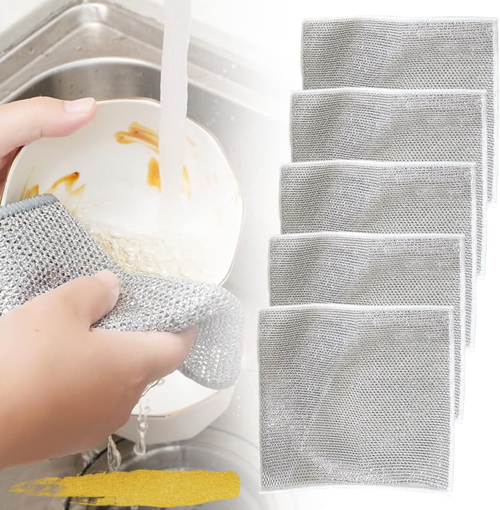 2024 New Multipurpose Wire Dishwashing Rags for Wet and Dry, Metal ...