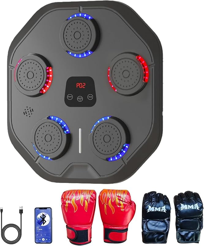 2024 New Music Boxing Machine Pro with Hit Feedback,Wall Mounted Smart ...