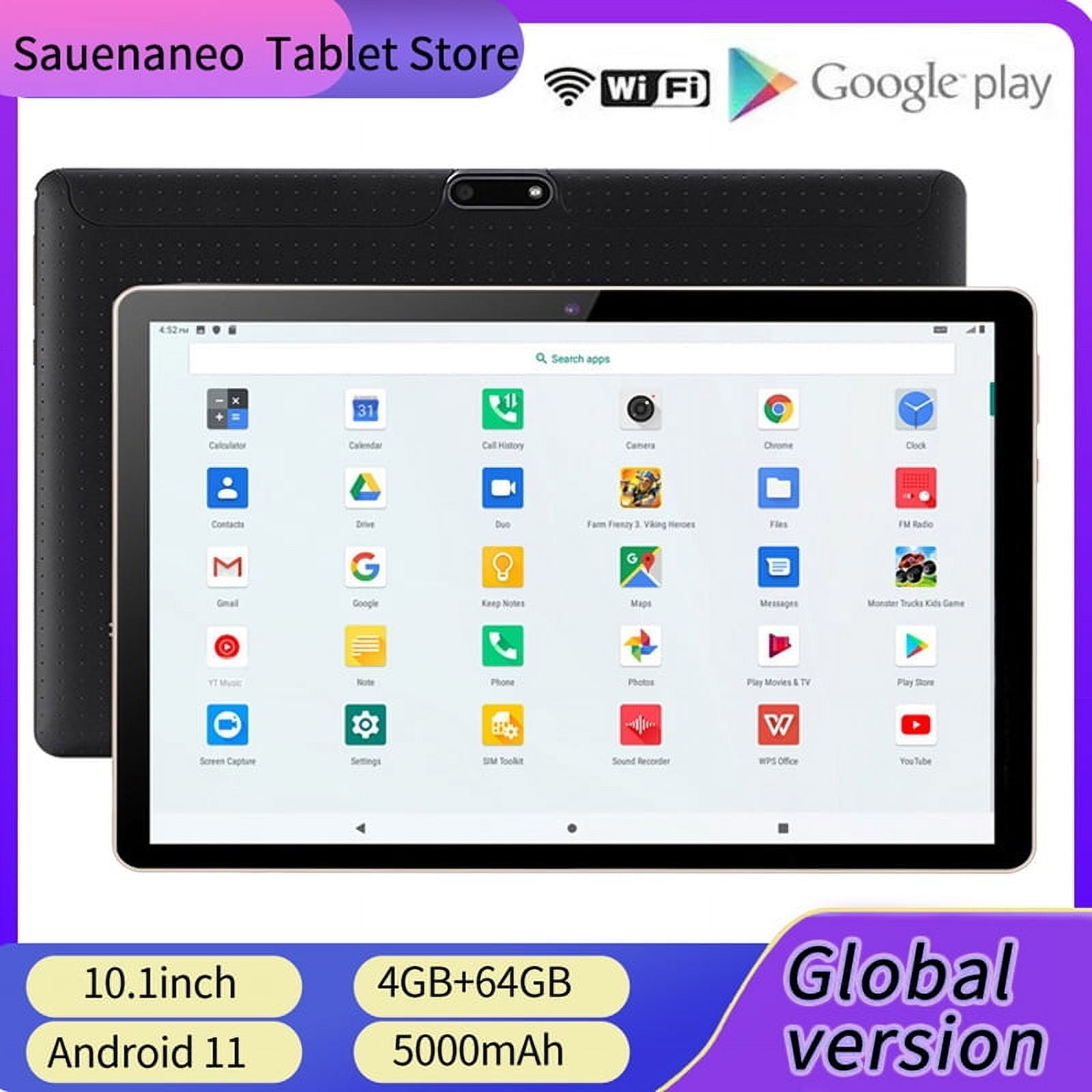 2024 New Original K107 10.1 Android Tablet Octa Core Global Version 4GB ...