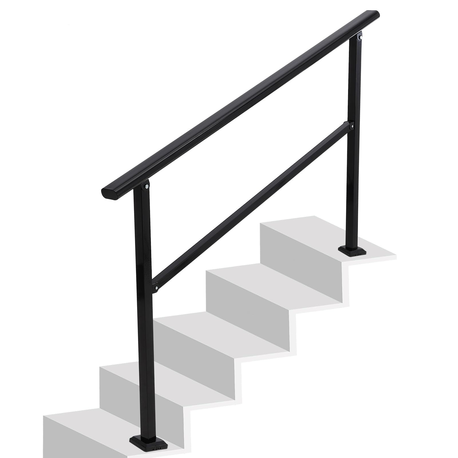 2024 New Outdoor Handrails, Adjustable Height Stair Handrail ...