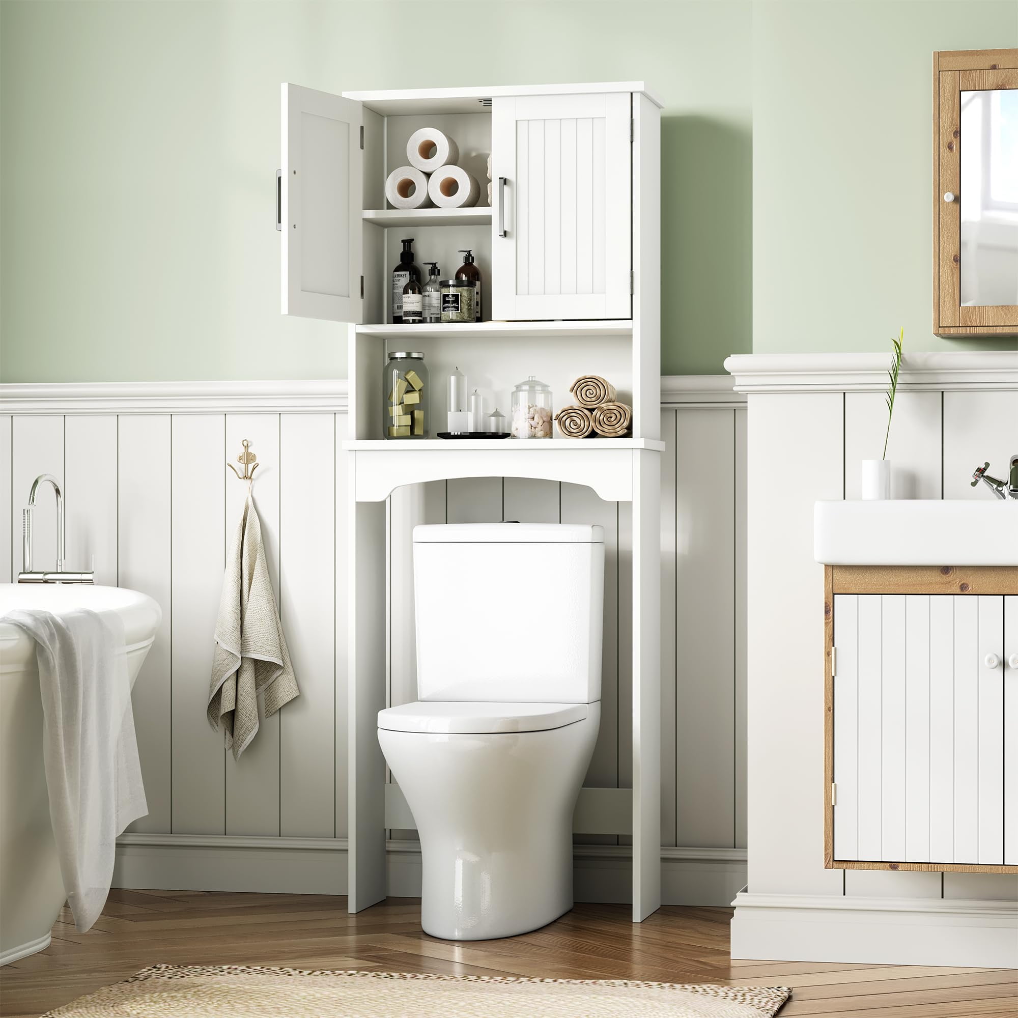 Above Toilet 15 Over The Toilet Storage Ideas For Any Size Bathroom