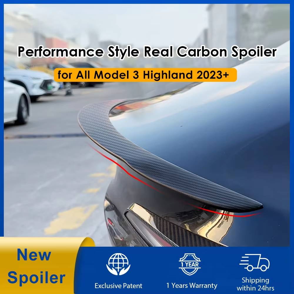 2024 New Performance Version Real Carbon Fiber Spoiler For Tesla Model ...