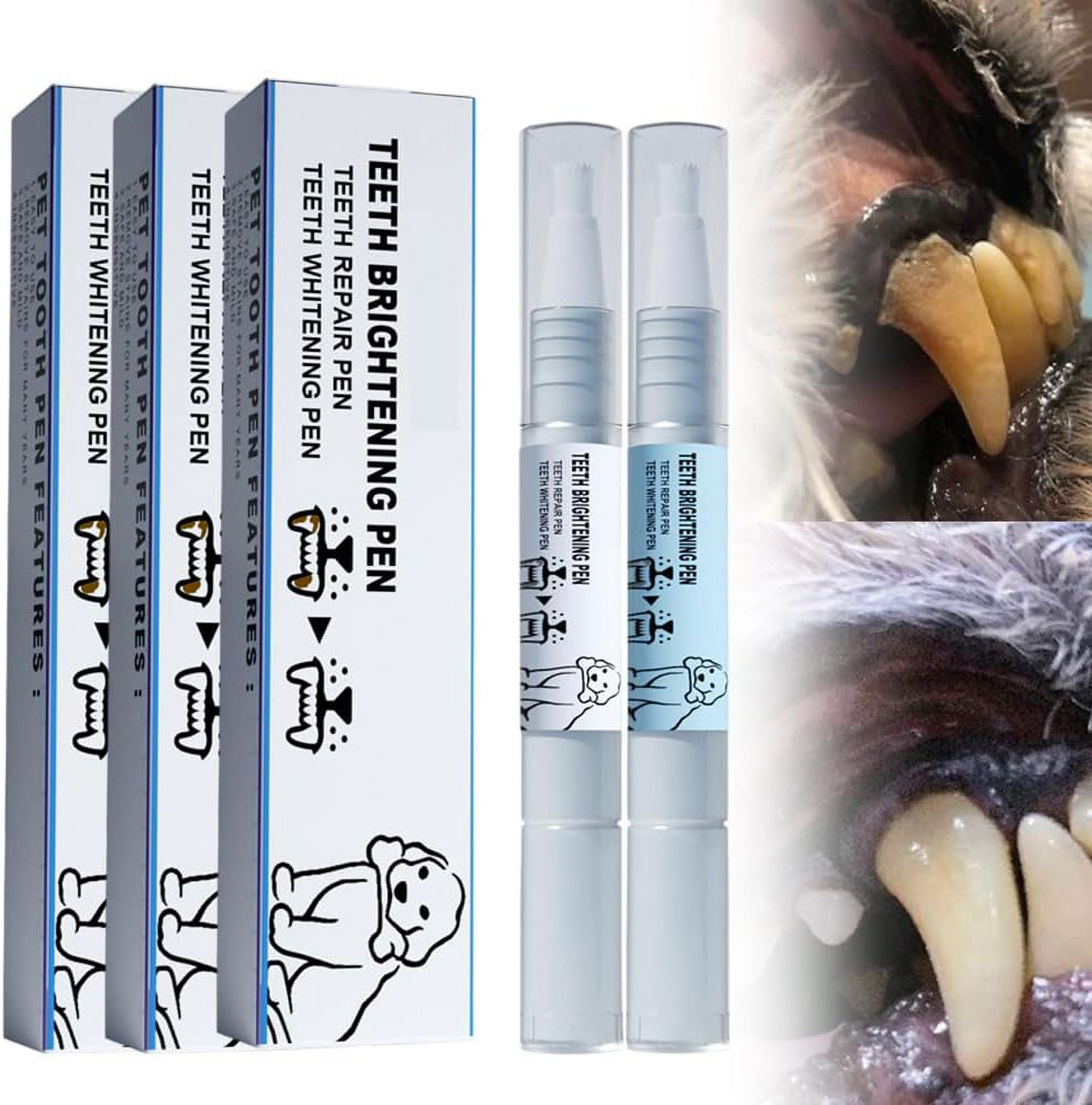 2024 New Pet Toothbrush Pen, Upgrade Dog Teeth Cleaning Pen Pet Teeth ...