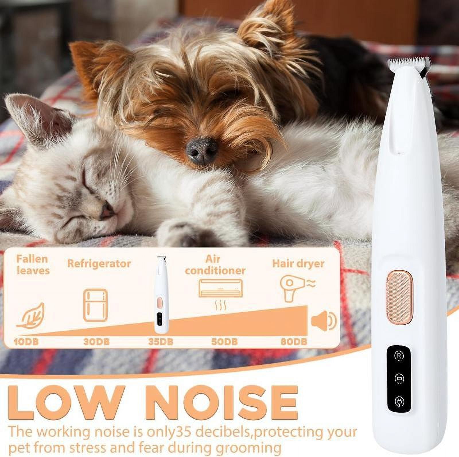2024 New Pet Trimmer for dogs andcats,Waterproof Rechargeable Pet ...