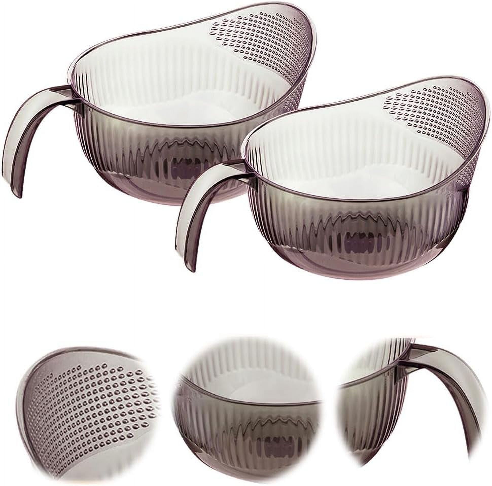 2024 New Rice Washer Strainer Bowl, Rice Rinser Strainer Multi ...