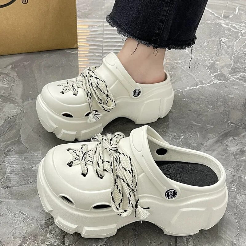 2024 New Sandal Slippers DIY Cute Cartoon Clogs Women Mules Summer ...