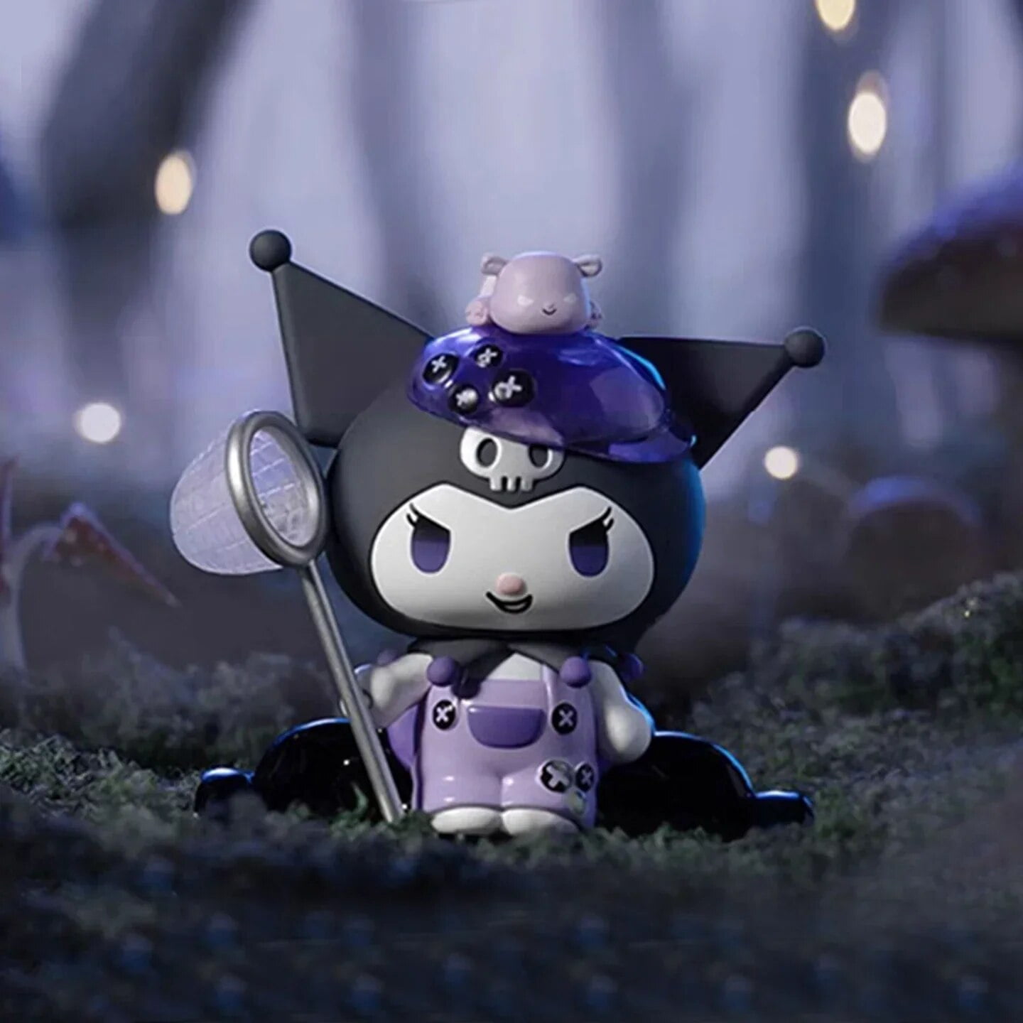 2024 New Sanrio Genuine Anime Kuromi Dark Series Werewolf Kill Blind ...