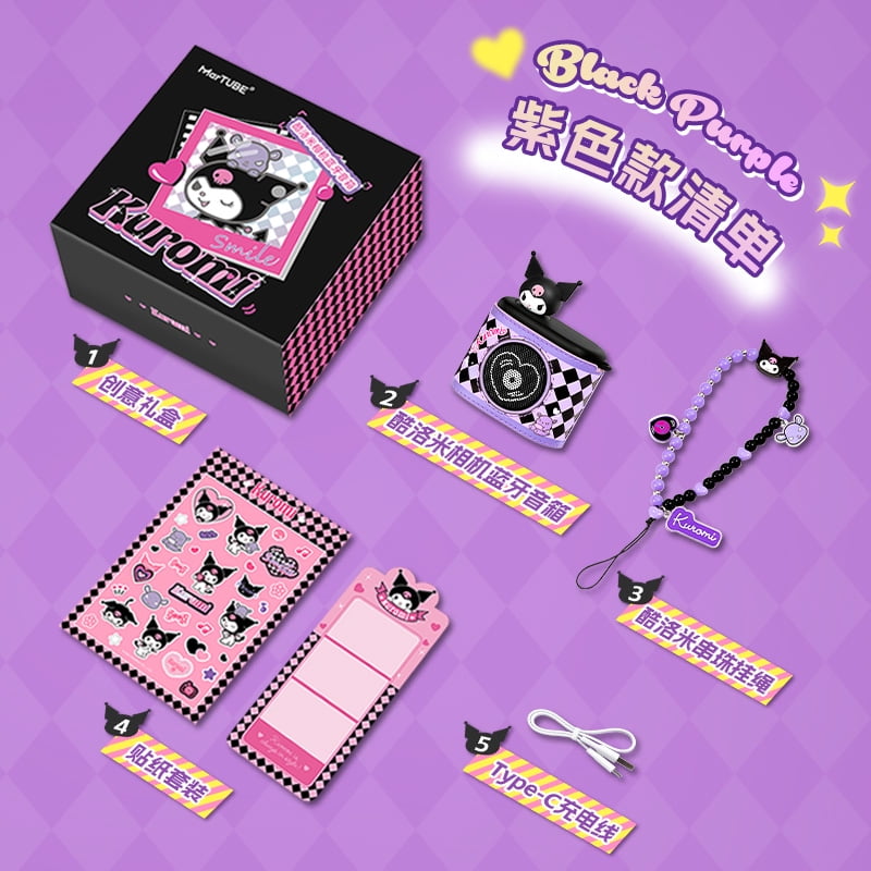 2024 New Sanrio Pochacco Camera Mini Speaker Anime Peripheral Melody ...