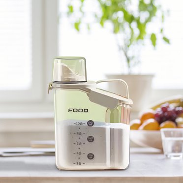 EGYMEN Airtight Rice Dispenser, Large Capacity Grain Storage Container ...