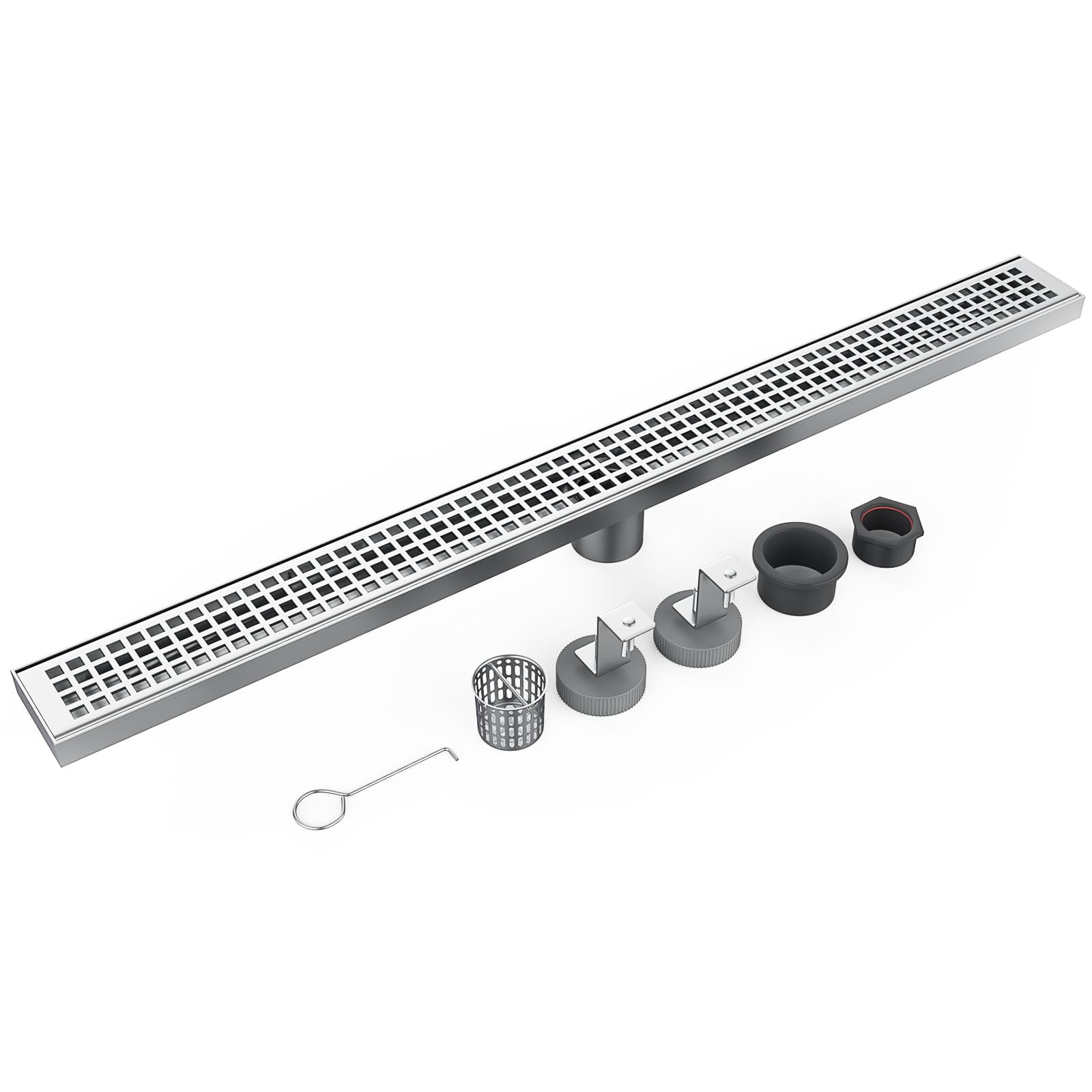 2024 New Shower Drain, Linear Shower Drain 304 Stainless Steel High ...