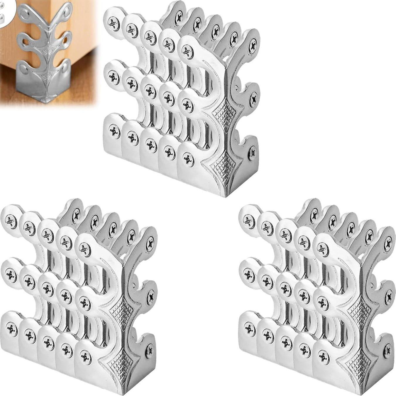 2024 New Skiffers Baseboard Corner Protectors, Solid Brass Skirting ...