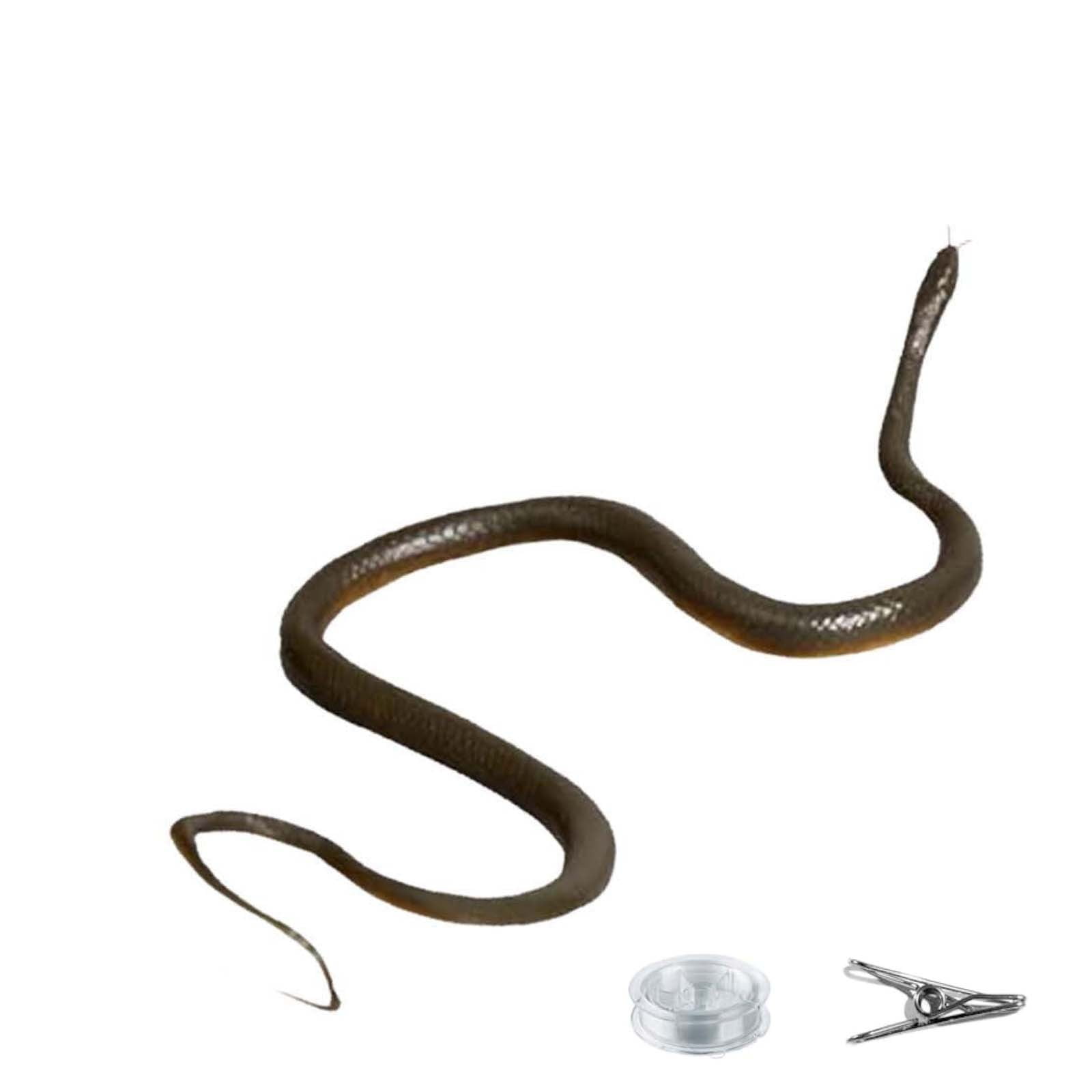 2024 New Snake Prank With String Clip Clip On Snake Prank Snake On A ...